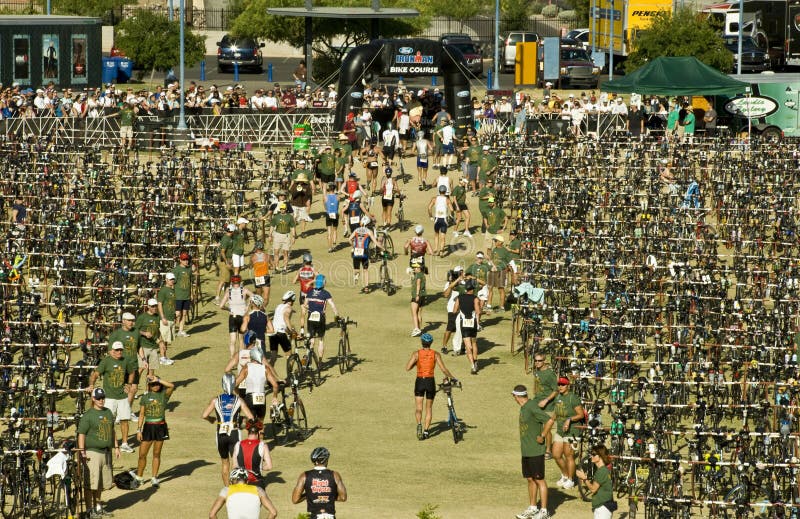 Phoenix Ironman Triathlon editorial stock photo. Image of cycle - 5026943