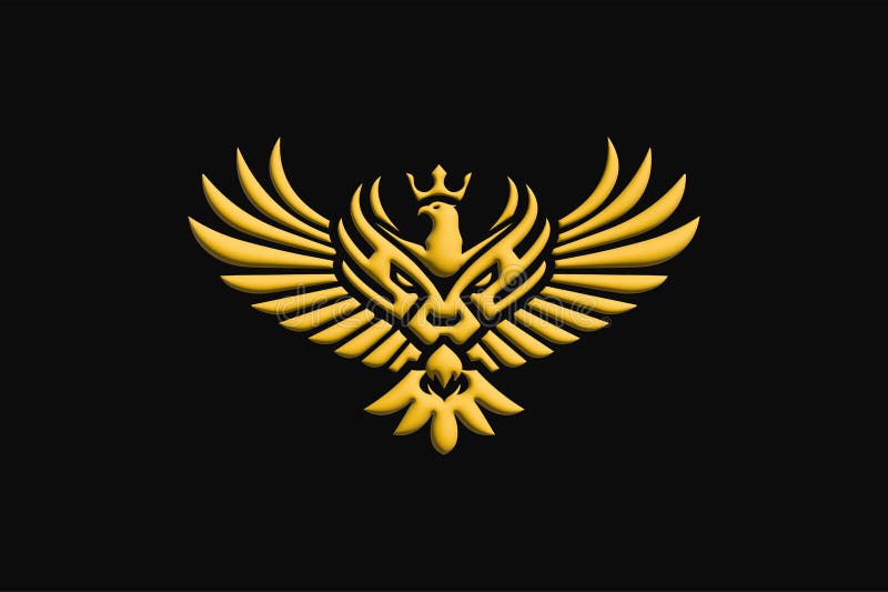 Phoenix and Lion 3D Vector Template Stock Vector - Illustration of ...