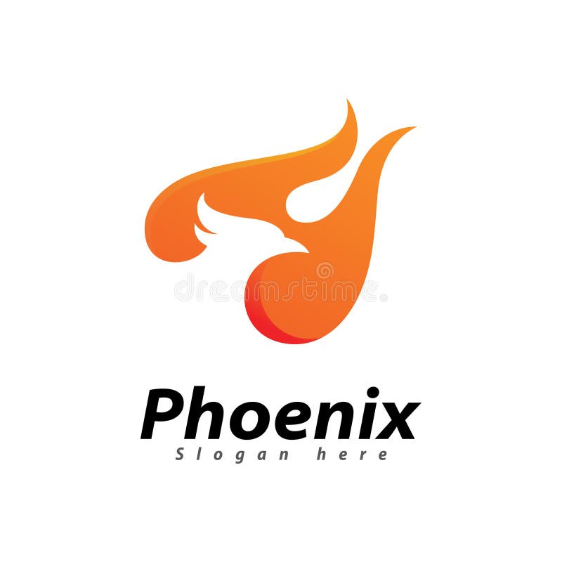 Phoenix Logo Design Vector Template Stock Vector - Illustration of wing ...