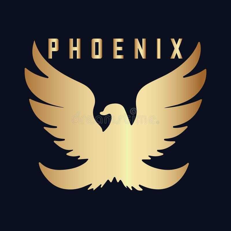 Phoenix Eagle Logo Template Stock Vector - Illustration of sign, animal ...