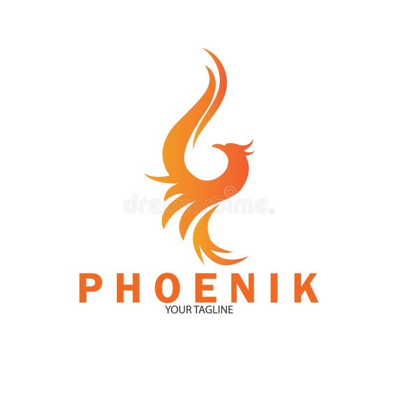 Phoenix Logo Icon Vector Illustration Template Design Stock Vector ...
