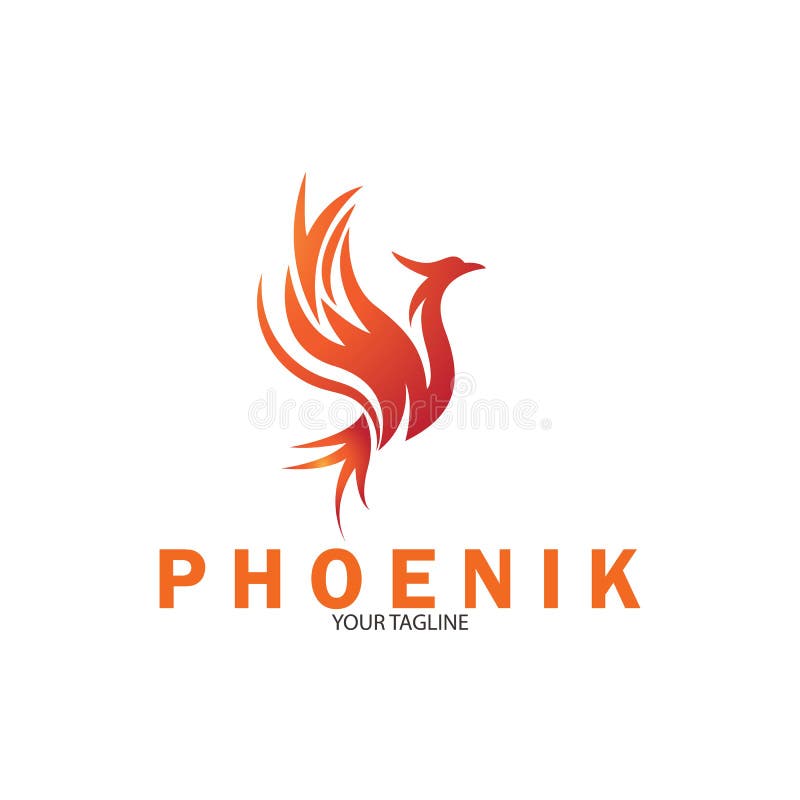 Phoenix Logo Icon Vector Illustration Template Design Stock Vector ...