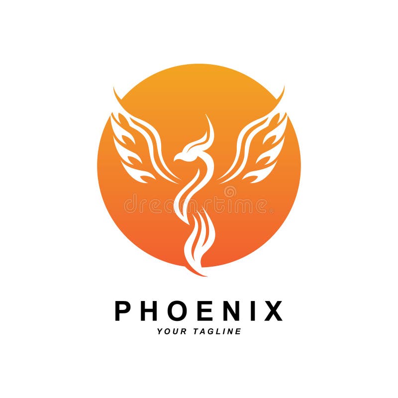 Phoenix Logo Icon Vector Illustration Stock Vector - Illustration of ...