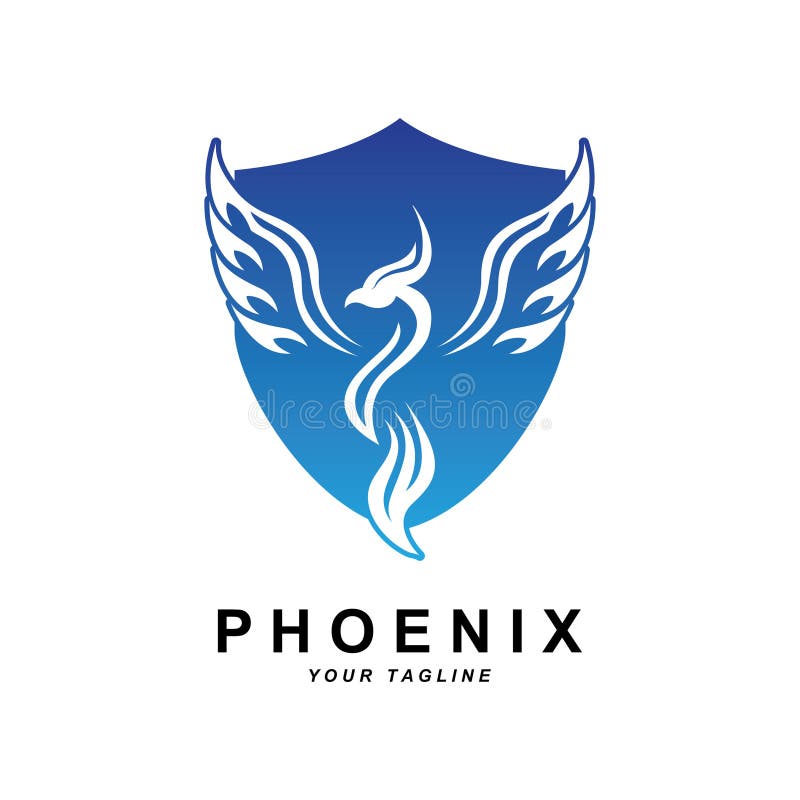 Phoenix Logo Icon Vector Illustration Stock Vector - Illustration of ...