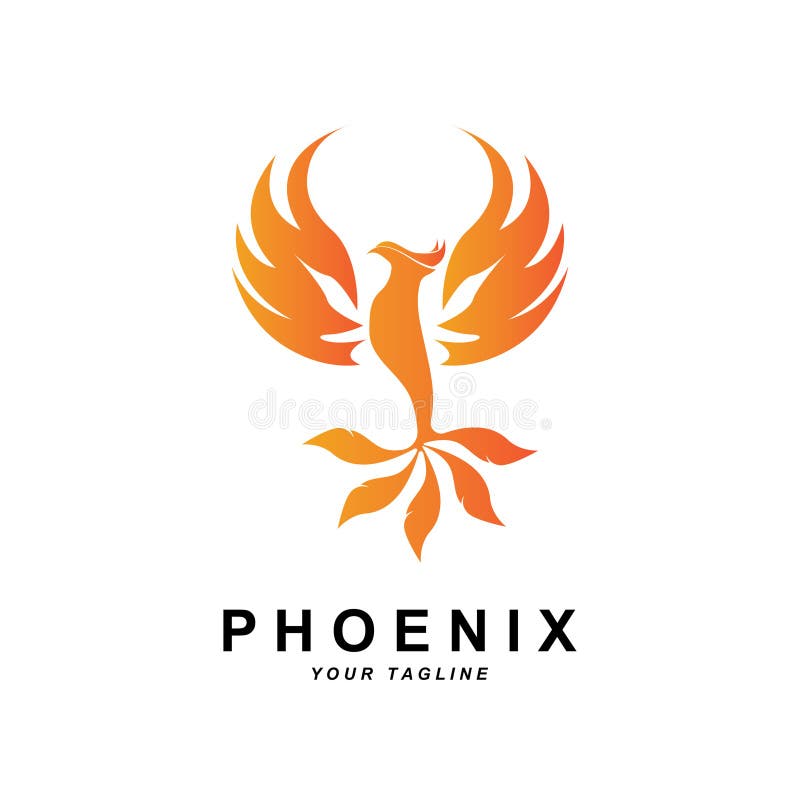 Phoenix Logo Icon Vector Illustration Stock Vector - Illustration of ...