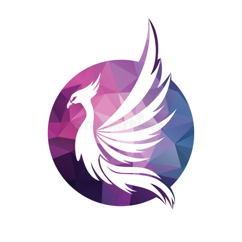 Phoenix Rising Logo Black Stock Illustrations – 152 Phoenix Rising Logo ...