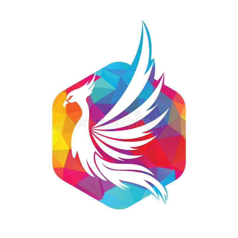 Phoenix Rising Logo Black Stock Illustrations – 90 Phoenix Rising Logo ...