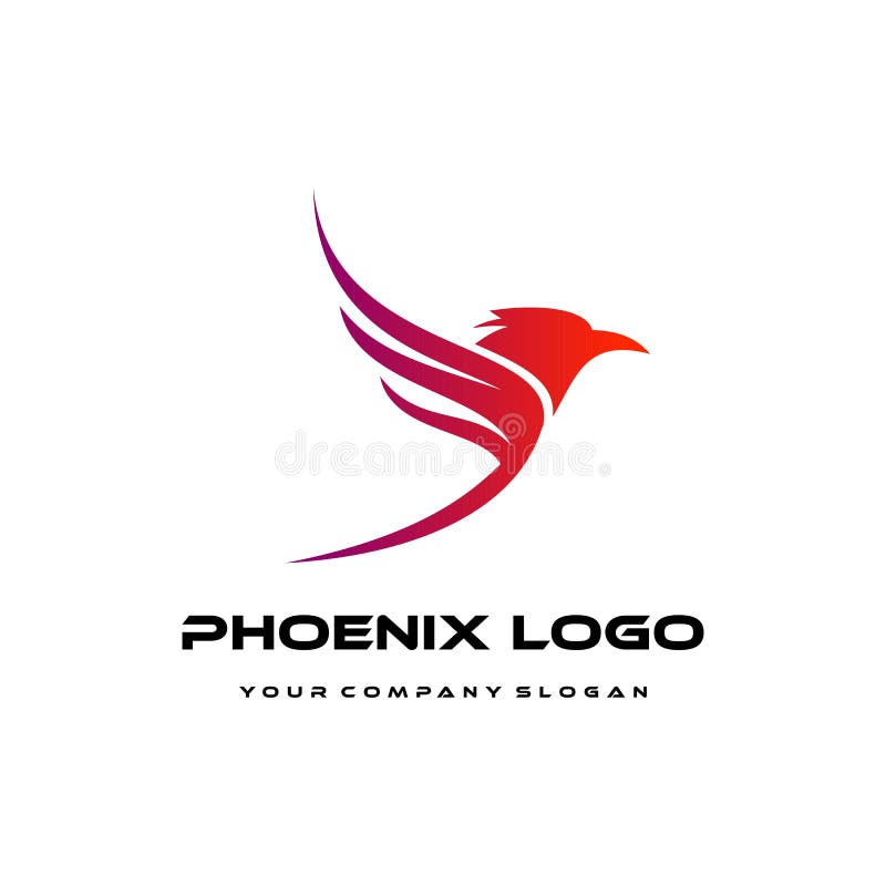 Phoenix Logo Template, Luxury Design Vector, Icon Stock Vector ...