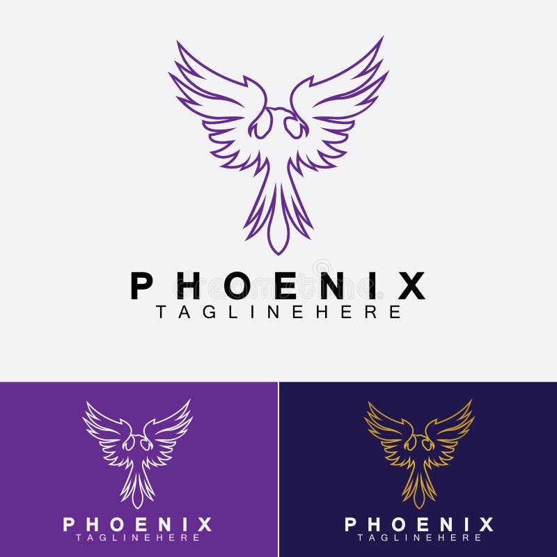 Phoenix Logo Vector Illustration Design Template Stock Vector ...