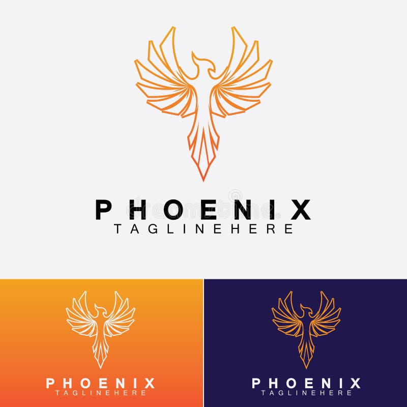 Phoenix Logo Vector Illustration Design Template Stock Vector ...