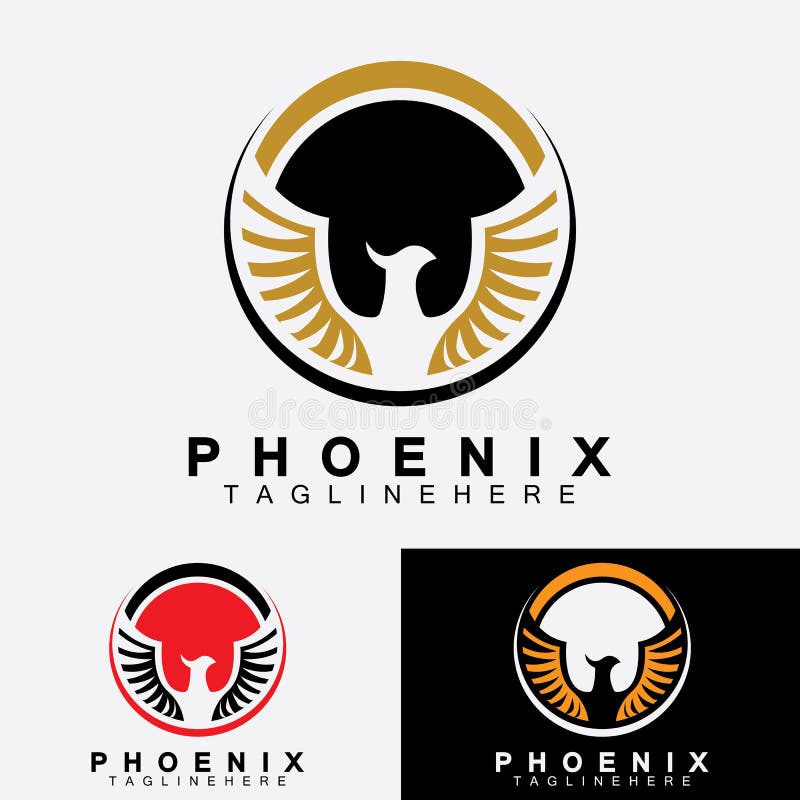 Phoenix Logo Vector Illustration Design Template Stock Vector ...