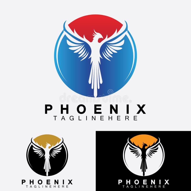 Phoenix Logo Vector Illustration Design Template Stock Vector ...