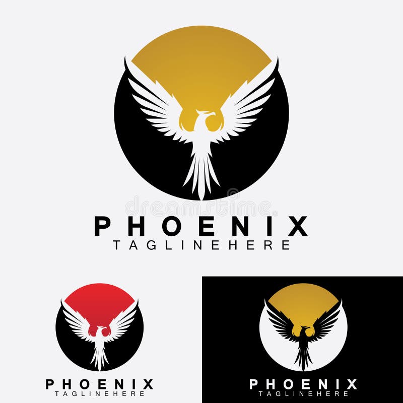 Phoenix Logo Vector Illustration Design Template Stock Vector ...