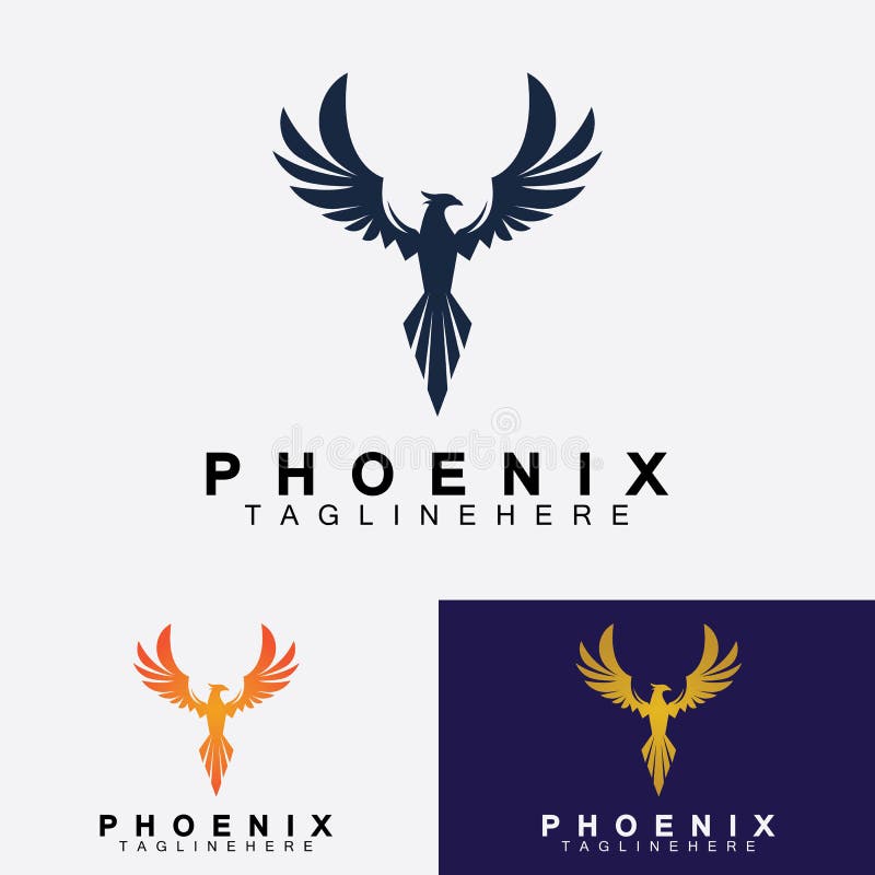 Phoenix Logo Vector Illustration Design Template Stock Vector ...