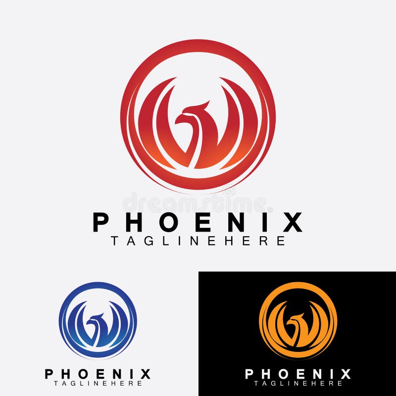Phoenix Logo Vector Illustration Design Template Stock Illustration ...