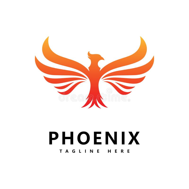 Phoenix Logo Vector Template Design Stock Vector - Illustration of ...