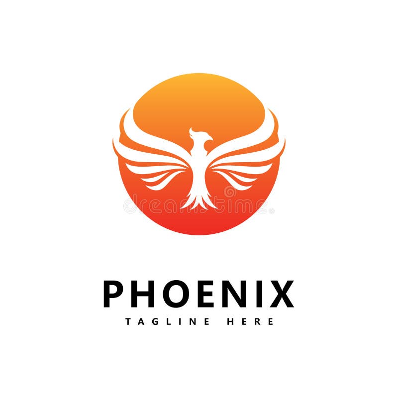 Phoenix Logo Vector Template Design Stock Vector - Illustration of ...