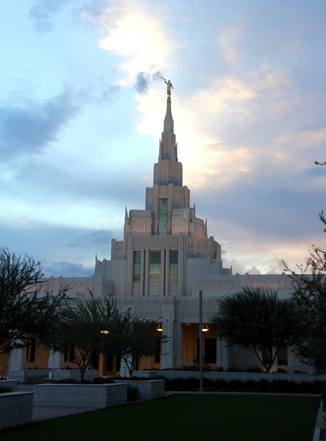 Phoenix, Mormone Del Tempio Di AZ LDS Fotografia Editoriale - Immagine ...