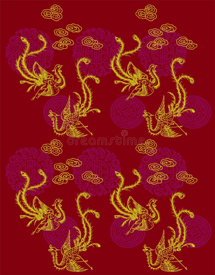 Phoenix Patterns stock vector. Illustration of symbol - 9471197