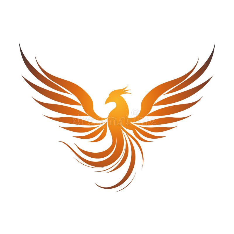Phoenix Rings Wings Logo. Falcon Eagle Hawk Bird Logo Icon Stock Vector ...