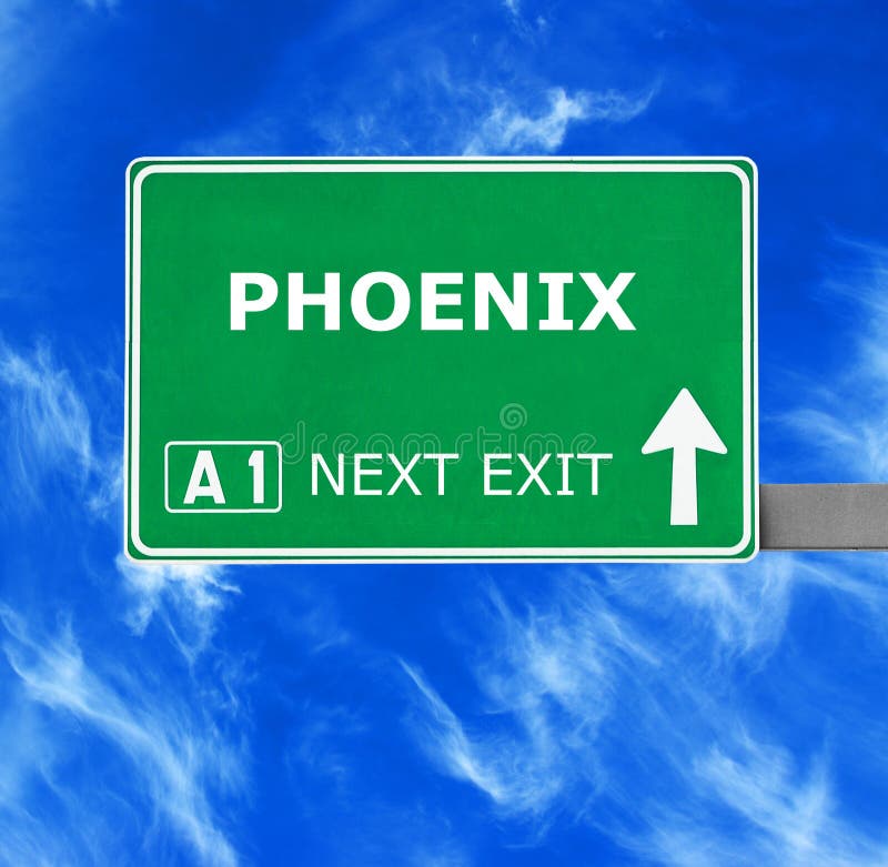 Phoenix Sign stock image. Image of desert, cactus, mountains - 4222133