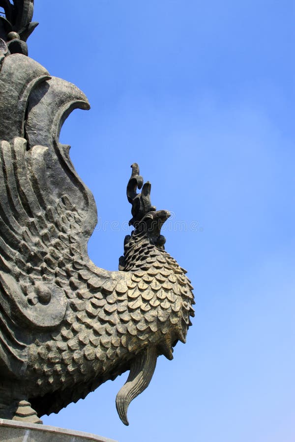 Phoenix Sculpture in a Park, China Stock Photo - Image of phoenix ...