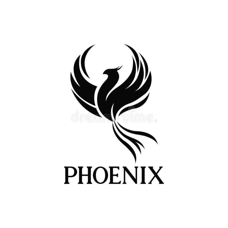 Phoenix Vector Icon Illustration Stock Vector - Illustration of emblem ...