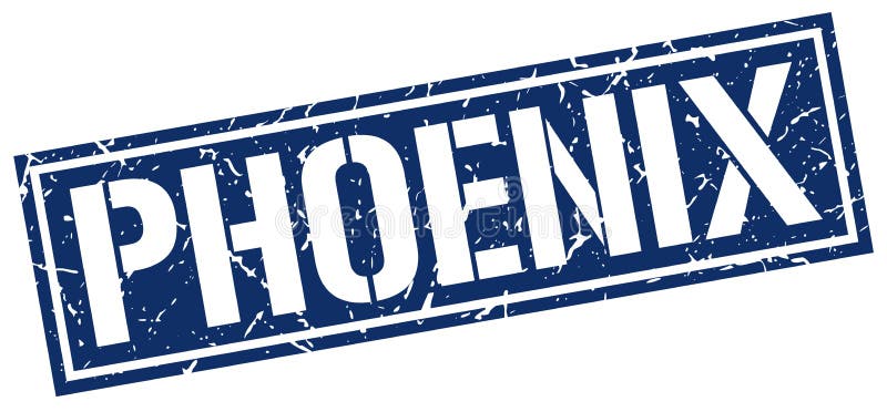 Phoenix stamp stock vector. Illustration of location - 120289802