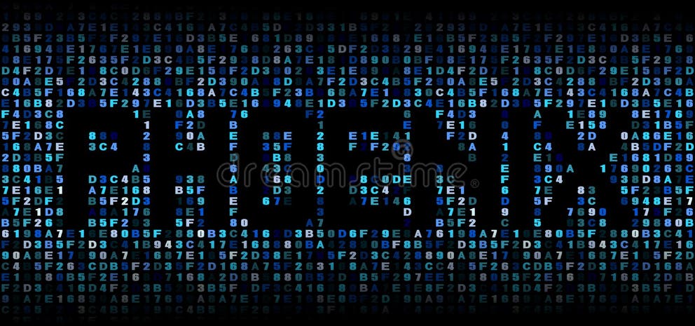 Phoenix Text on Hex Code Illustration Stock Illustration - Illustration ...