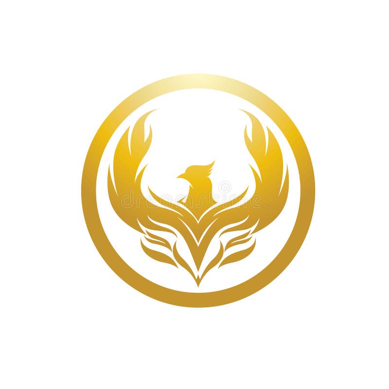 Phoenix Vector Icon Illustration Stock Vector - Illustration of graphic ...