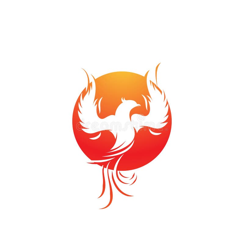 Phoenix Vector Icon Illustration Stock Vector - Illustration of idea ...