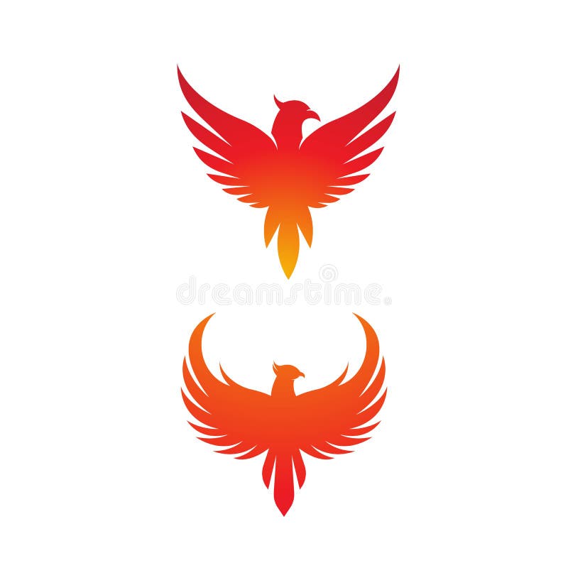 Phoenix Vector Icon Illustration Stock Vector - Illustration of symbol ...
