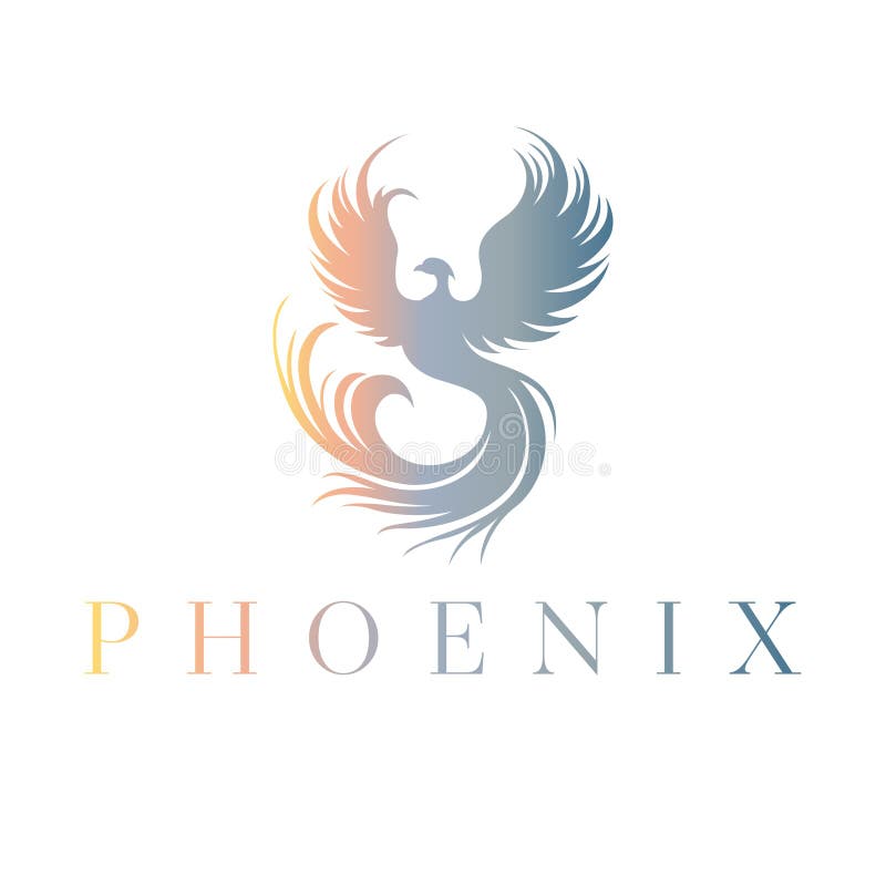 Phoenix vector logo design stock vector. Illustration of branding ...
