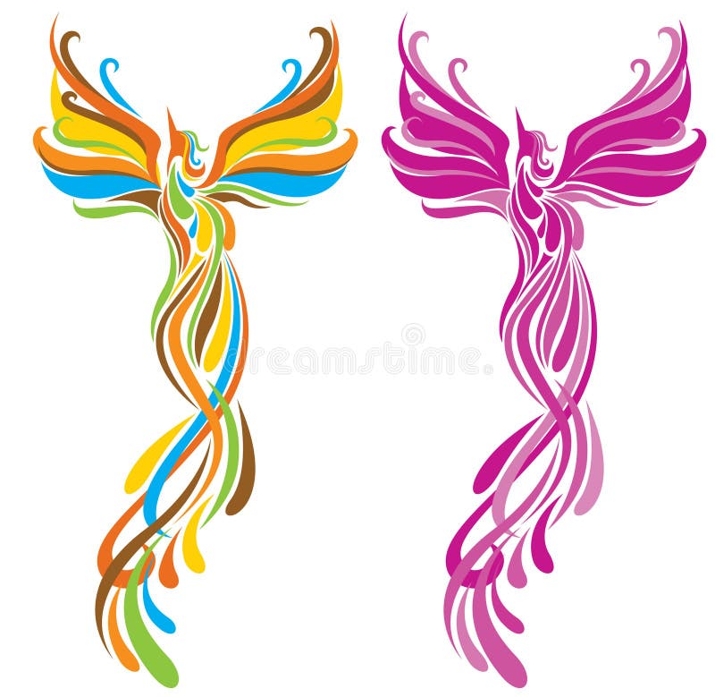 Phoenix-Vogel vektor abbildung. Illustration von auslegung - 11129687