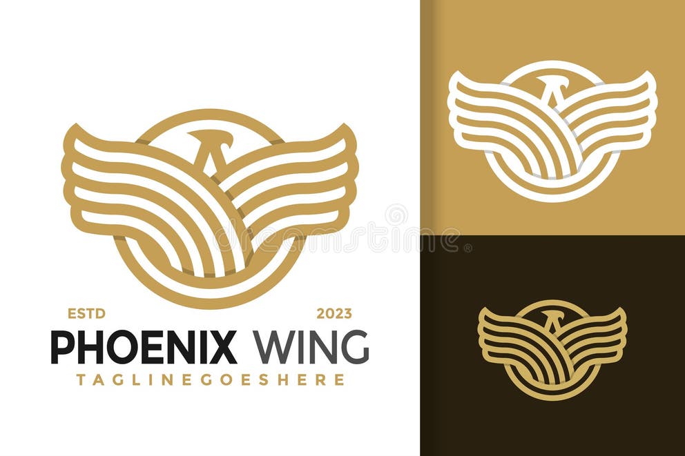 Phoenix Wing Modern Logo Vector Icon Illustration Stock Vector ...
