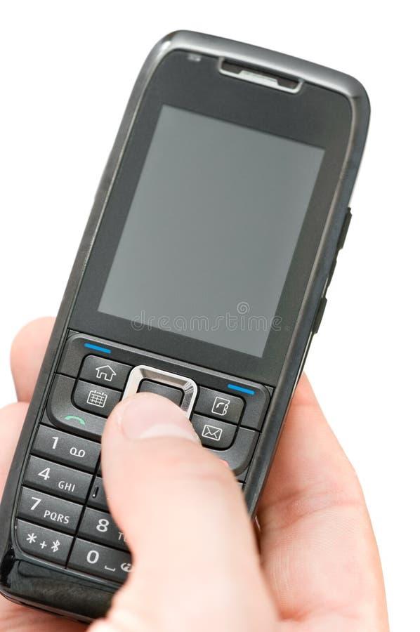 Mobile phone with SMS stock photo. Image of modern, close - 2348674