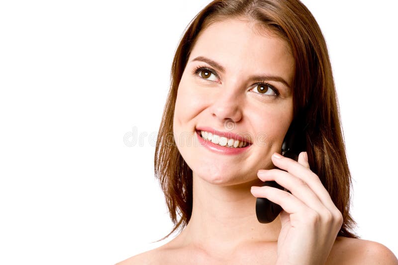 On the Phone stock photo. Image of smiling, communicate - 4799782