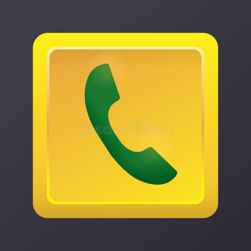 Phone Accept Call Icon. Vector Illustration Decorative Design Stock ...