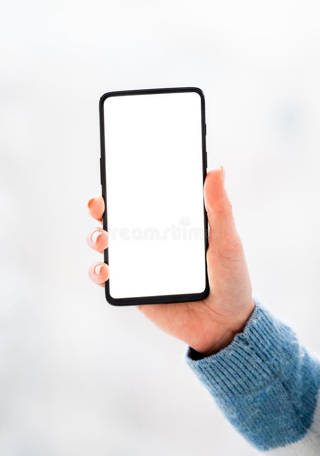 Phone with active screen stock photo. Image of home - 235337028