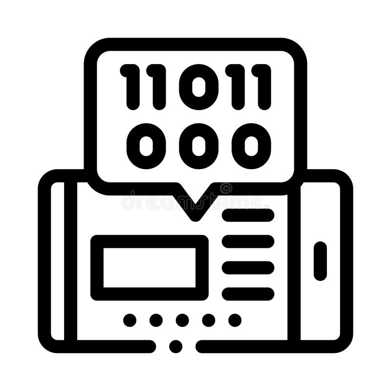 Binary Code Background Vector Algorithm Binary Data Code Decryption And Encoding Row Matrix