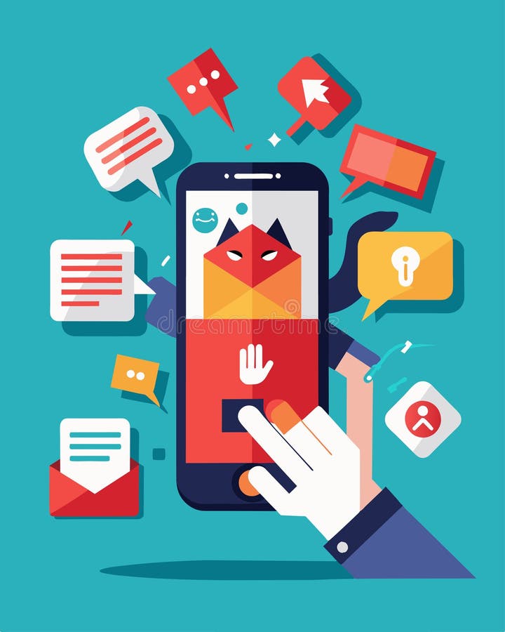 A Phone Becoming a Tool for Spreading Toxic Messages and Causing Harm ...