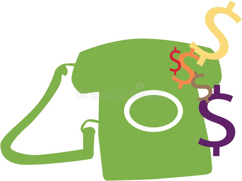 Phone Bill stock illustration. Illustration of charge - 1570518