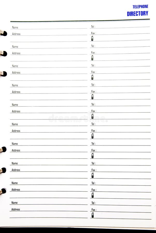 Phone book stock photo. Image of book, contact, data - 25873298