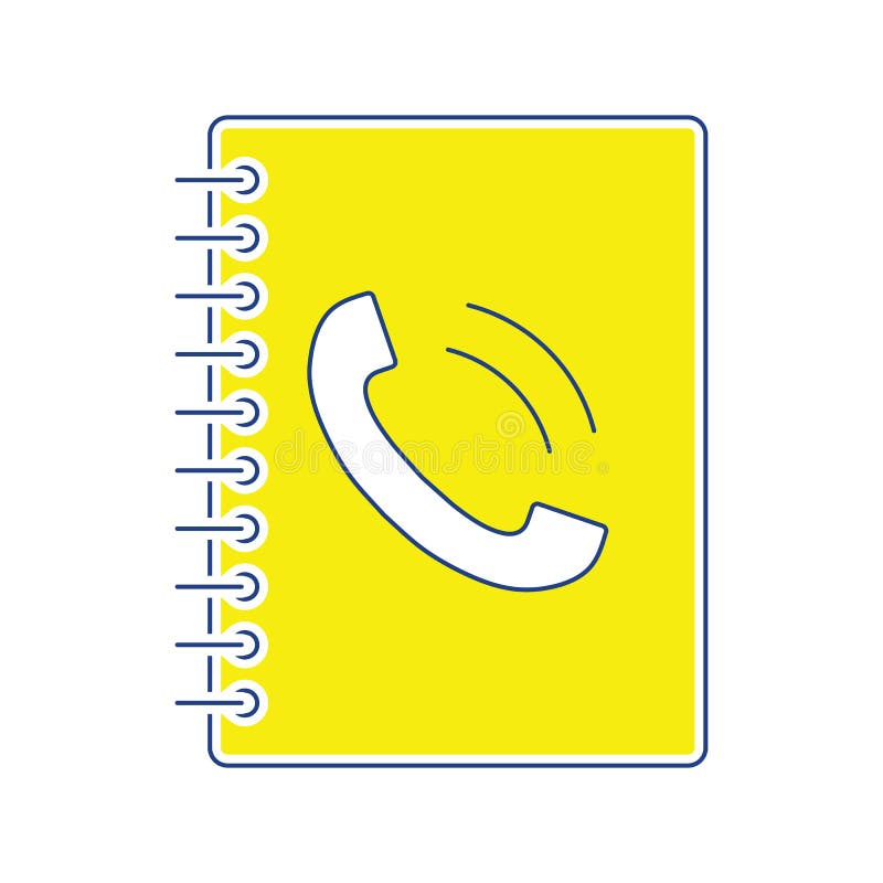 Phone book icon stock vector. Illustration of icon, internet - 140700855