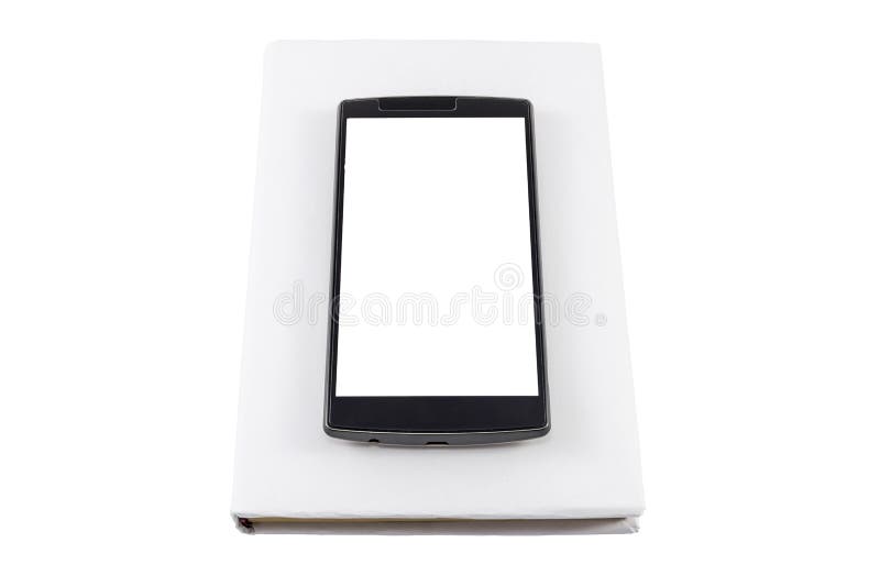 Phone and Book. New Versus Old Concept. Stock Photo - Image of isolated ...