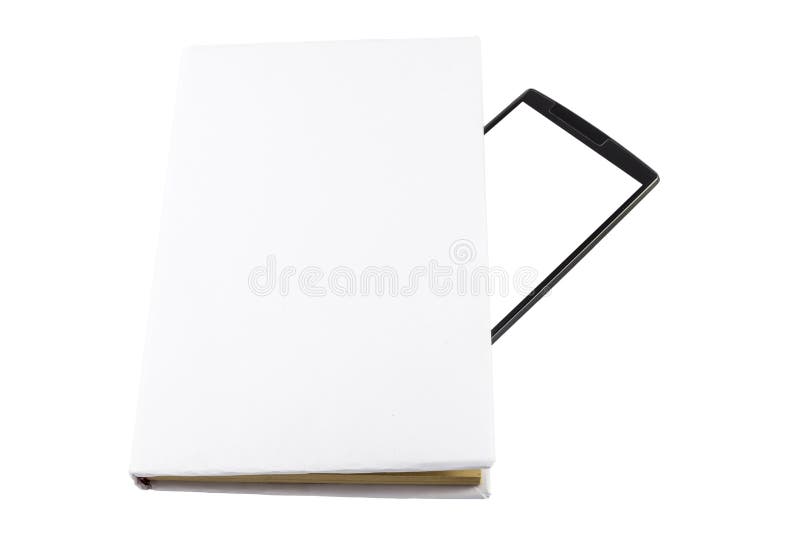 Phone and Book. New Versus Old Concept. Stock Image - Image of learning ...