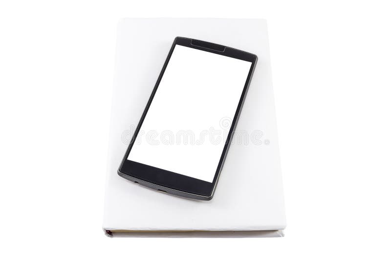 Phone and Book. New Versus Old Concept. Stock Photo - Image of phone ...