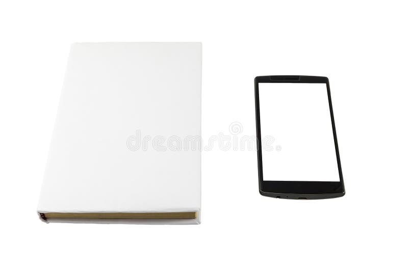 Phone and Book. New Versus Old Concept. Stock Photo - Image of future ...