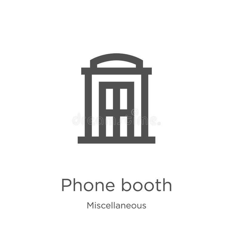 Phone Booth Outline Stock Illustrations – 398 Phone Booth Outline Stock ...