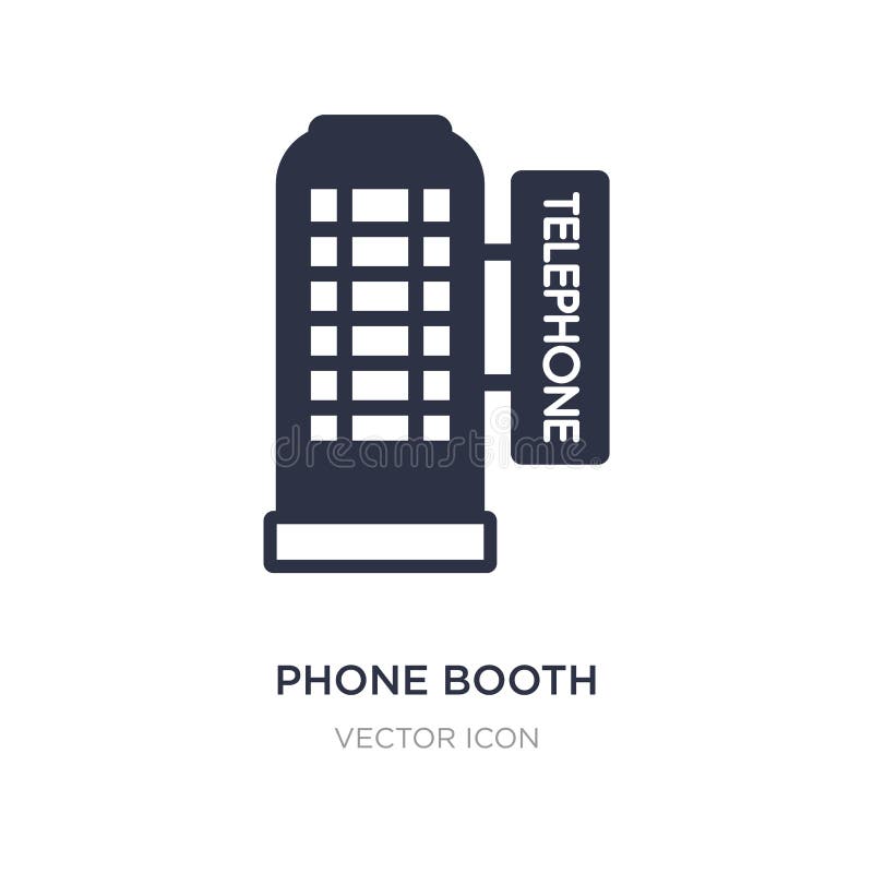 Phone Booth Icon White Stock Illustrations – 654 Phone Booth Icon White ...